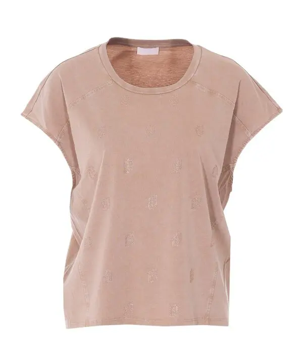 Liu Jo Crewneck T-shirt - Nude