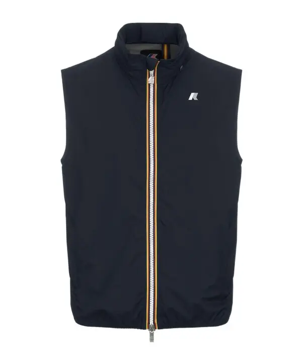 K-WAY Hooded Zip-front Padded Vest Jacket