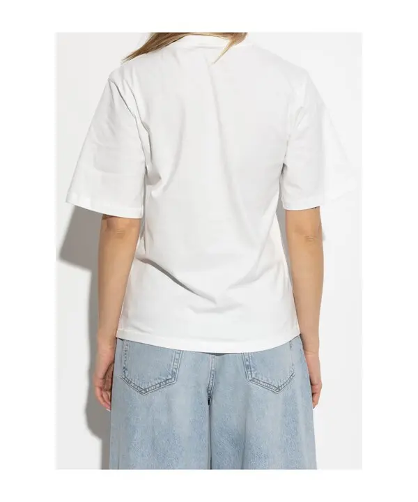 BY MALENE BIRGER Logo-embroidered T-shirt