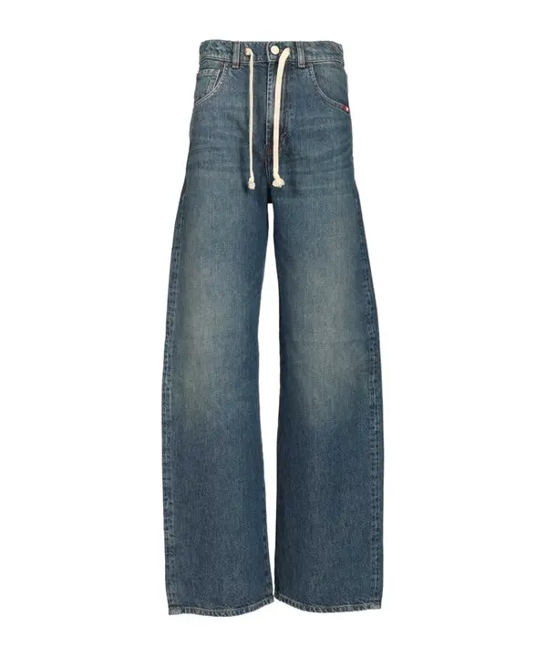 AMISH SUPPLIES Danielle Drawstring Wide-leg Jeans
