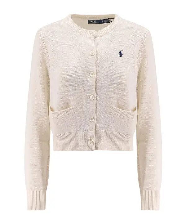 Polo Ralph Lauren Crewneck Cardigan - Nude