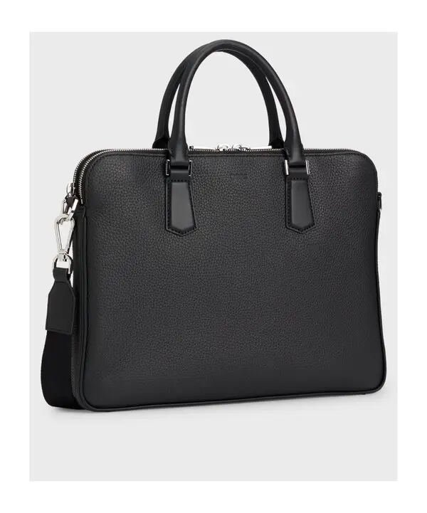 Hugo Boss Leather Laptop Bag