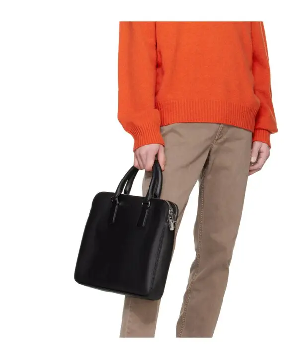 Hugo Boss Leather Laptop Bag