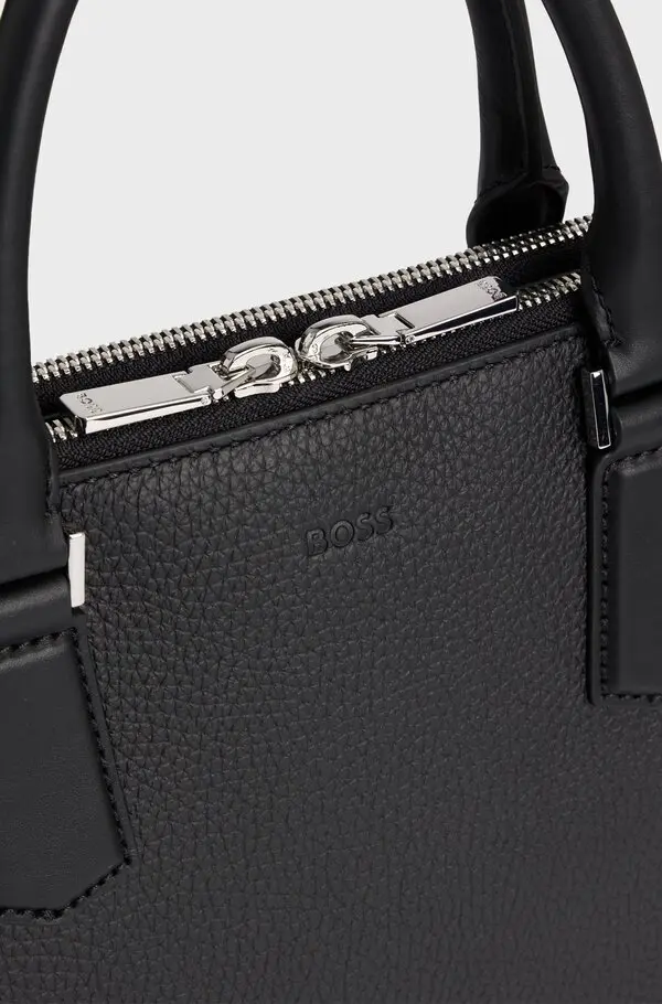 Hugo Boss Leather Laptop Bag