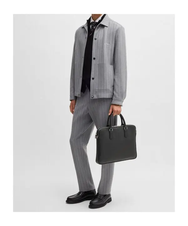 Hugo Boss Leather Laptop Bag