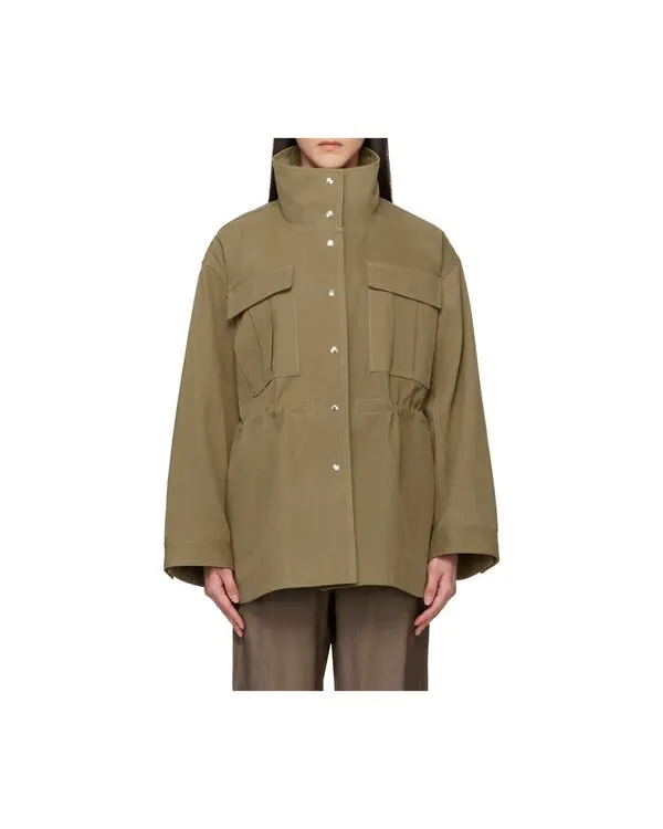RÓHE Stand-up Collar Coat