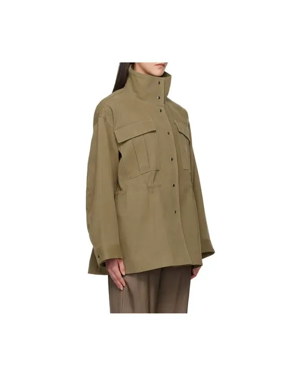 RÓHE Stand-up Collar Coat