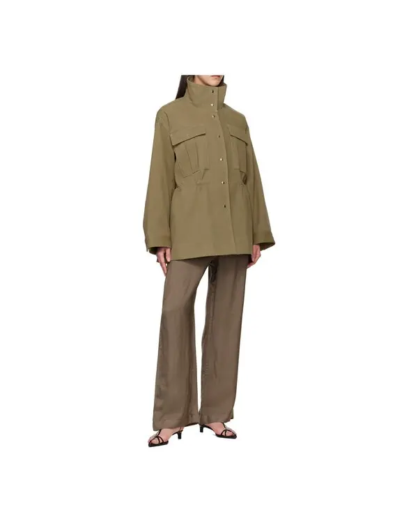 RÓHE Stand-up Collar Coat