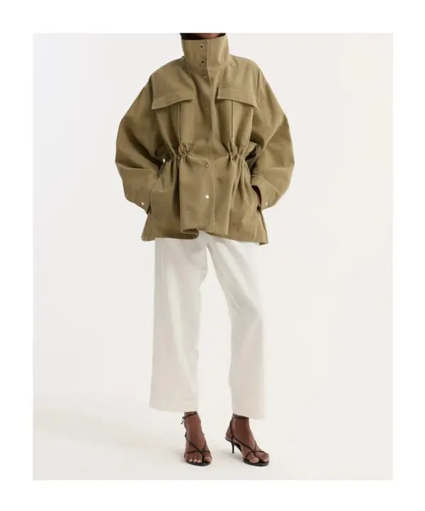 RÓHE Stand-up Collar Coat