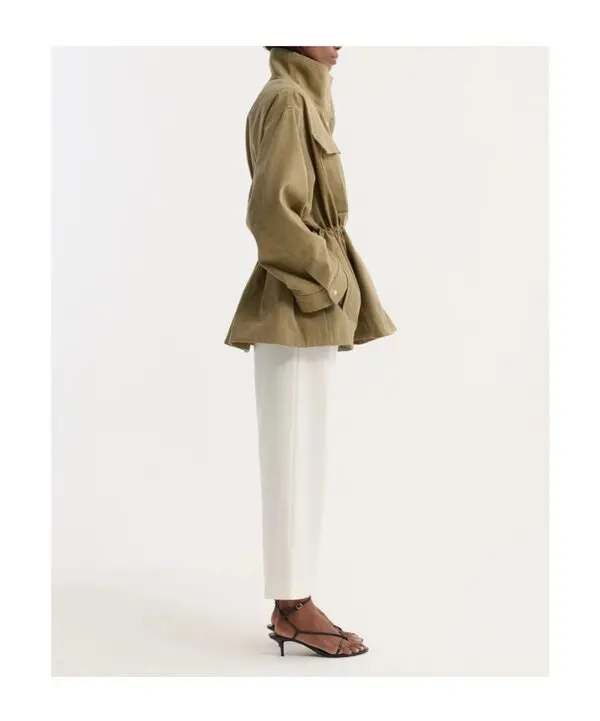 RÓHE Stand-up Collar Coat