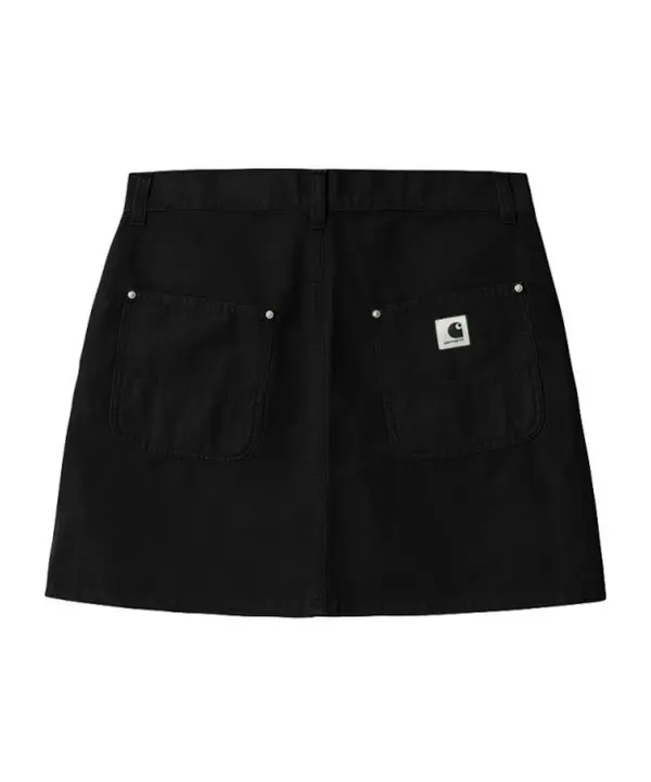Carhartt Work In Progress Logo-patch Mini Skirt - Black