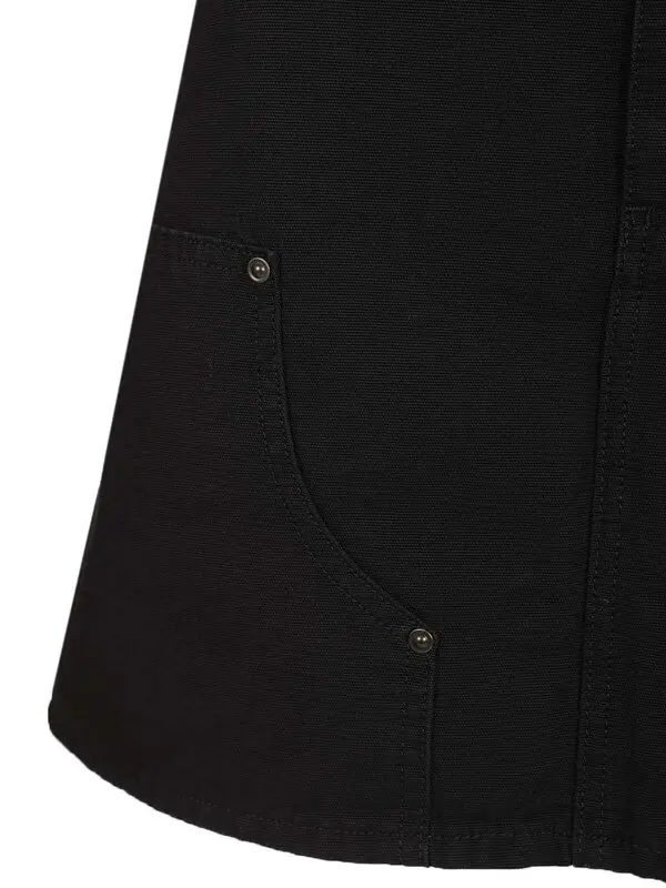 Carhartt Work In Progress Logo-patch Mini Skirt - Black