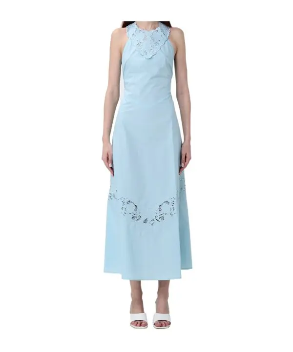 TWINSET Poplin Embroidered Dress