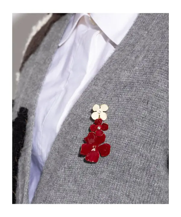 Marni Embellished Shimmering Brooch