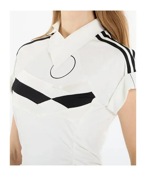 ADIDAS ORIGINALS Asymmetrical Reconstructed Top With Short Sleeves