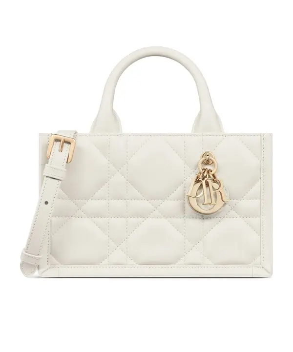 Dior Mini Book Tote - White