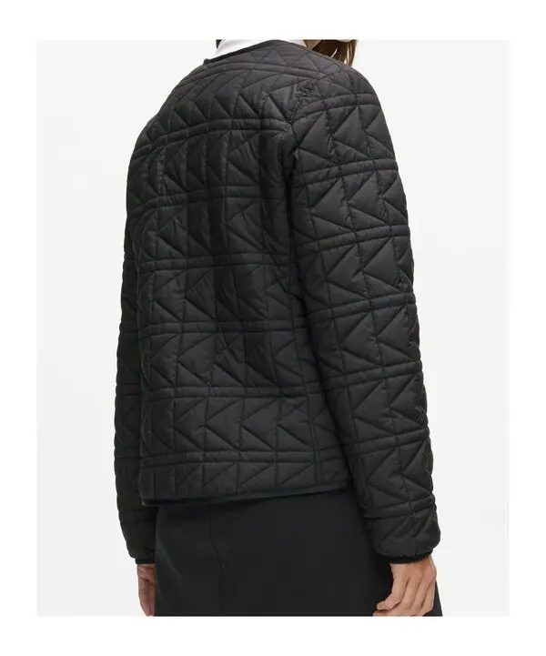 Karl Lagerfeld Logo-embroidered Quilted Jacket