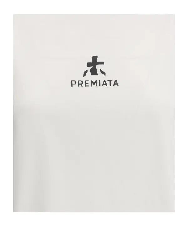 Premiata Logo Printed Side Slits T-shirt