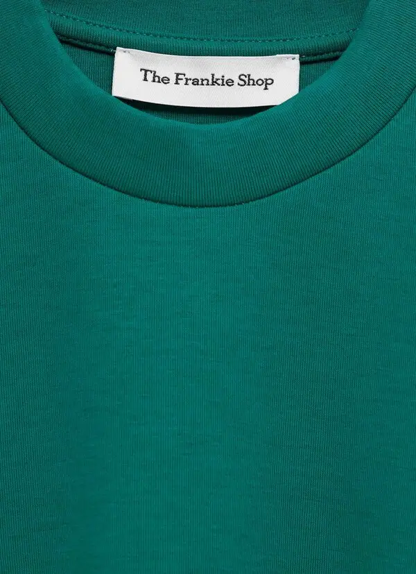 THE FRANKIE SHOP Scoob Boxy T-shirt - Emerald Green