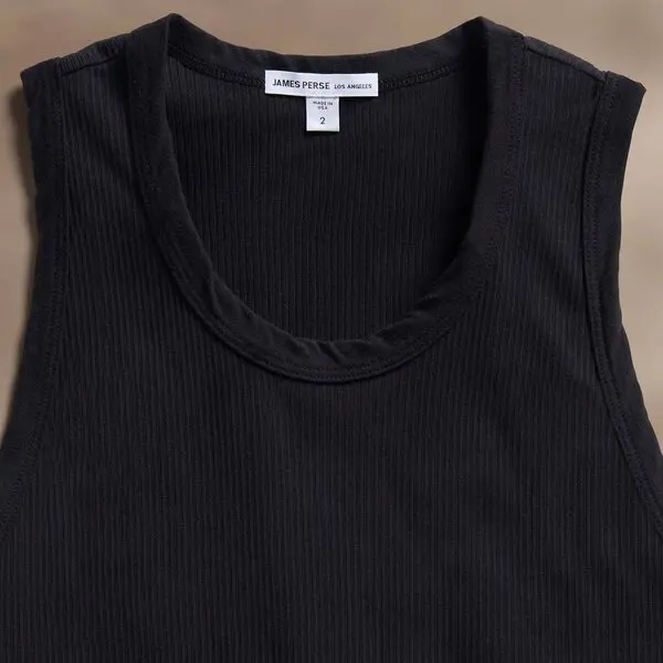 JAMES PERSE Ribbed Crewneck Tank Top