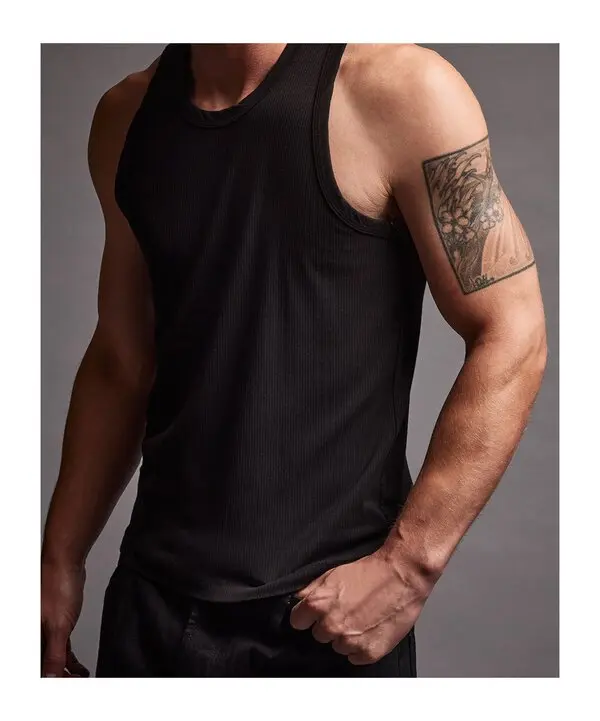 JAMES PERSE Ribbed Crewneck Tank Top