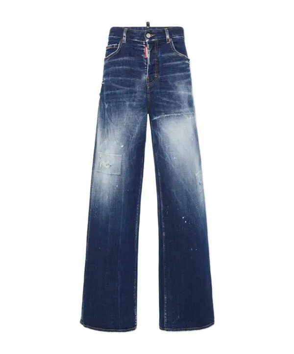 Dsquared2 Wide Leg Traveller Jeans