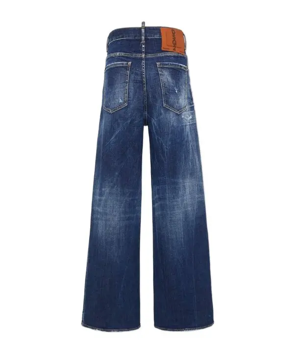 Dsquared2 Wide Leg Traveller Jeans