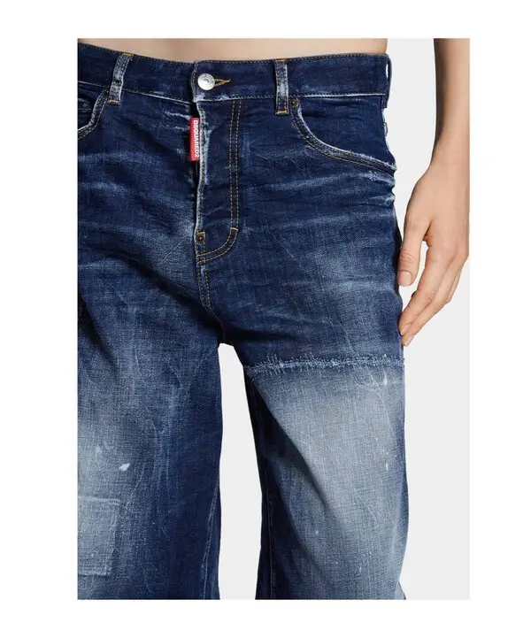 Dsquared2 Wide Leg Traveller Jeans