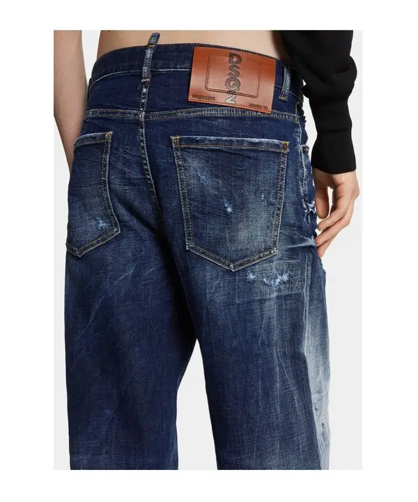 Dsquared2 Wide Leg Traveller Jeans