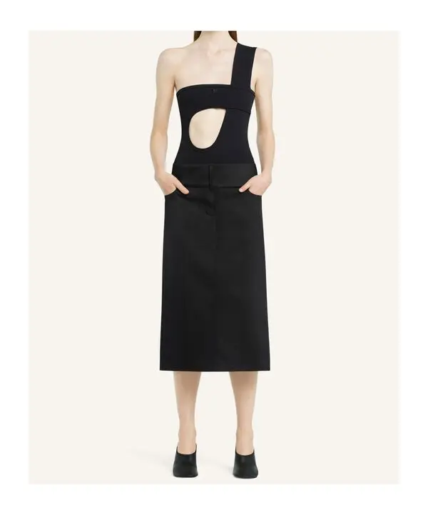COURREGES Courrèges A-line Midi Skirt