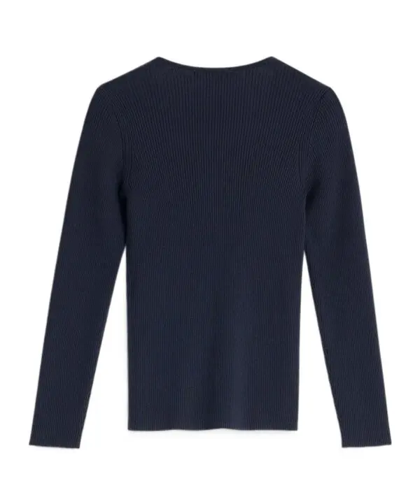 Maison Kitsuné Baby Fox Patch Fine Ribbed Cardigan