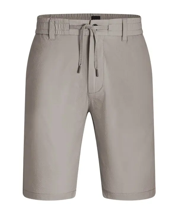 Hugo Boss Seersucker Shorts - Gray