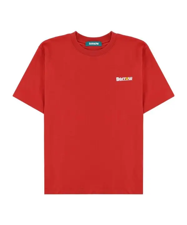 BARROW Logo Graphic T-shirt - Red