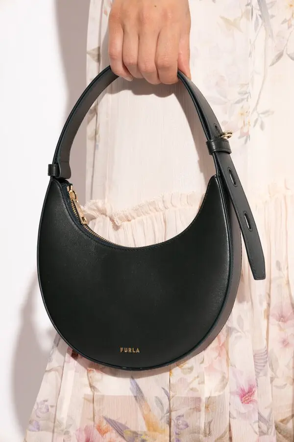 Furla Delizia Mini Shoulder Bag - Black