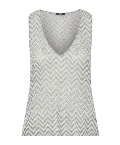 Liu Jo Chevron Knit Top