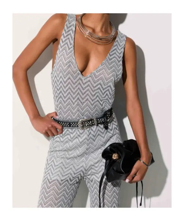 Liu Jo Chevron Knit Top