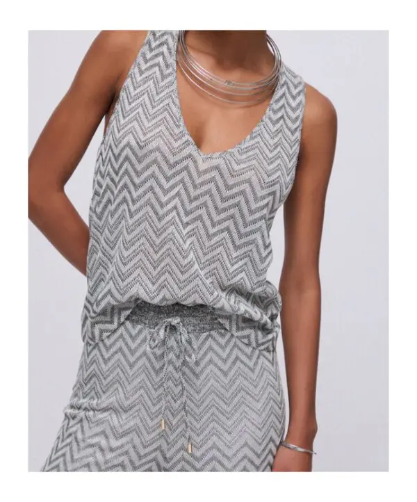 Liu Jo Chevron Knit Top