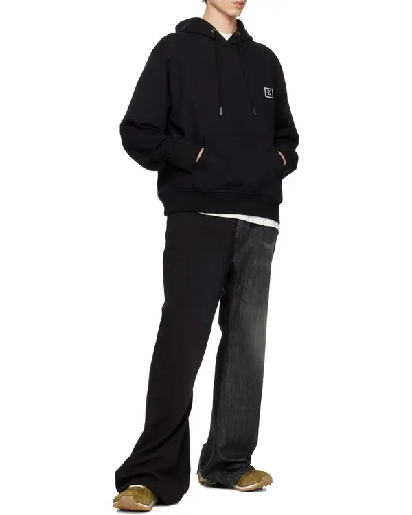 WOOYOUNGMI Long Sleeve Hoodie With Drawstring