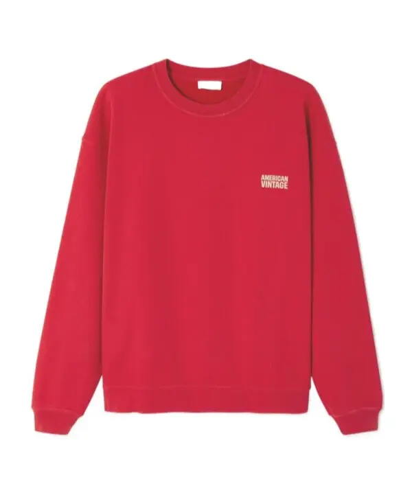 American Vintage Logo Knitwear - Red