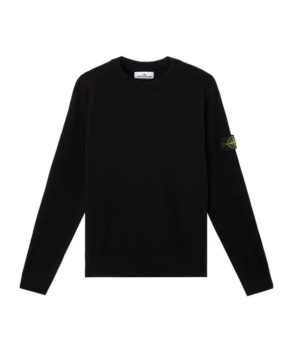 Stone Island Compass Badge Crewneck Jumper