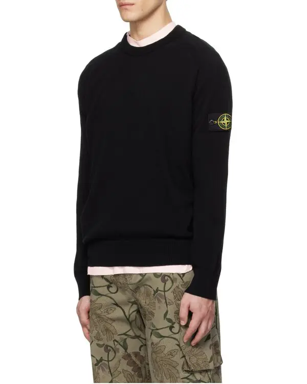 Stone Island Compass Badge Crewneck Jumper