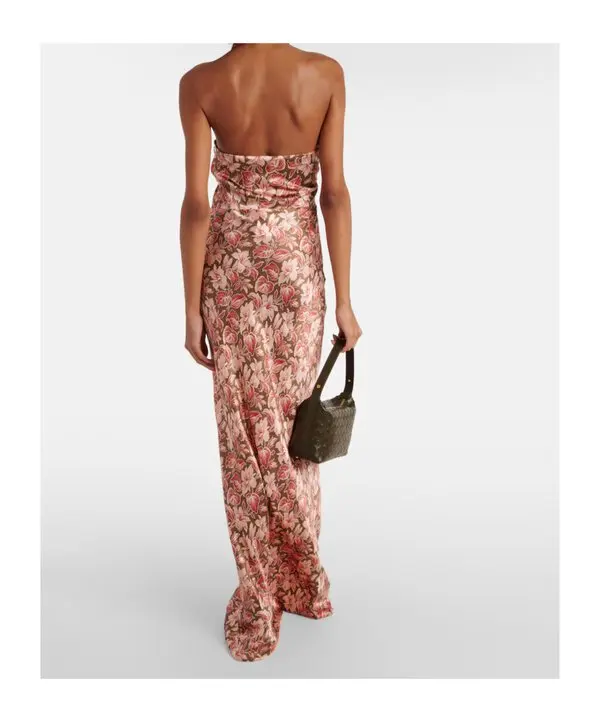 Veronica Beard Halterneck Silk-blend Maxi Dress