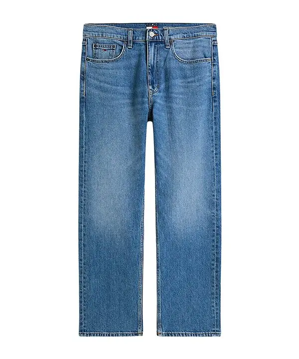 Tommy Hilfiger Straight Leg Belt Loop Jeans - Blue