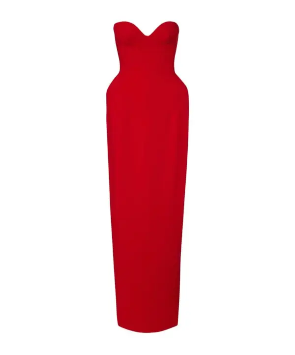 Magda Butrym Wool-blend Bustier Gown