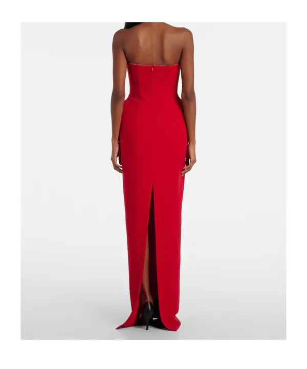 Magda Butrym Wool-blend Bustier Gown