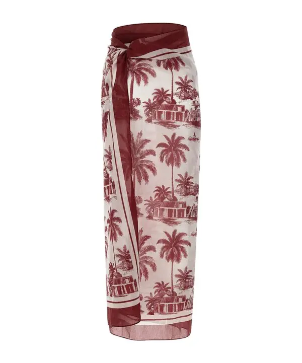 MC2 SAINT BARTH Printed Tulle Skirt