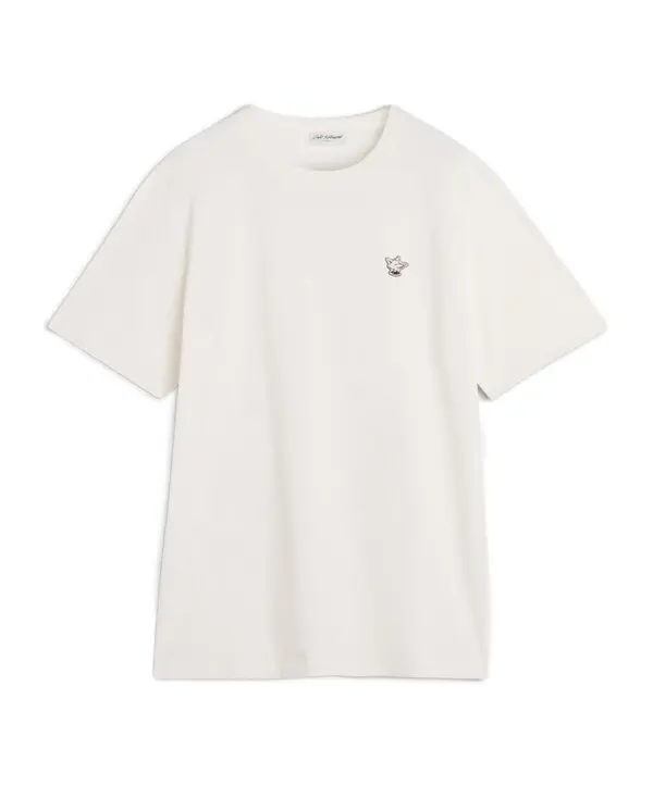Maison Kitsuné Barista Fox Patch Relax Tee-shirt - Tapioca