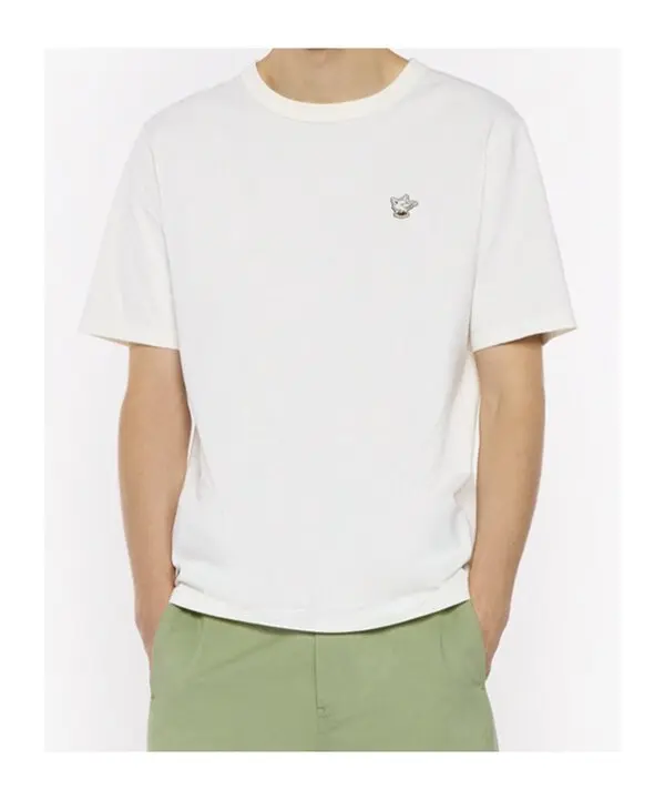 Maison Kitsuné Barista Fox Patch Relax Tee-shirt