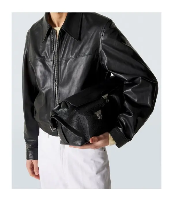 LEMAIRE Leather Blouson Jacket