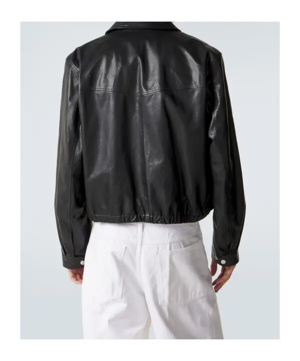 LEMAIRE Leather Blouson Jacket